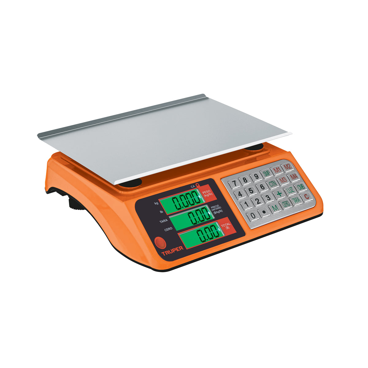 Truper BASE-40U Báscula electrónica multifunciones 40 kg USB ...