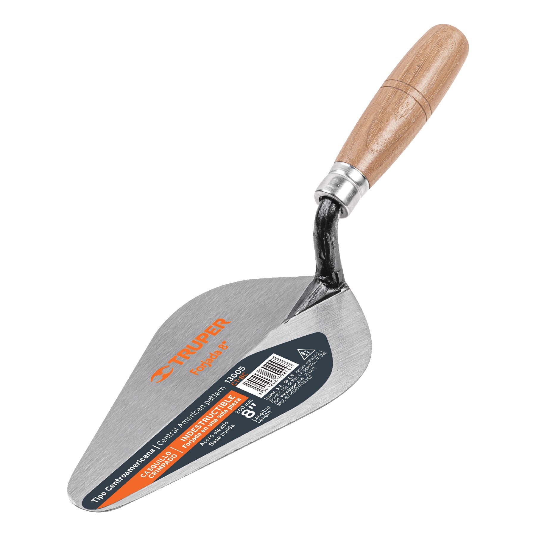Truper CT-8C Cuchara para albañil 8' forjada tipo Centroamericana ...