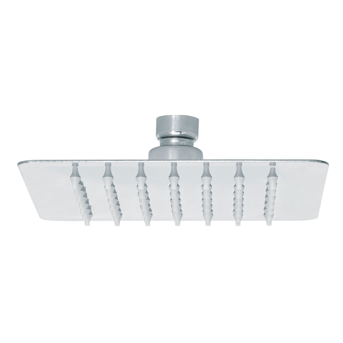 Foset R-414S Regadera cuadrada 6', acero inox, sin brazo, cromo, Túbig ...