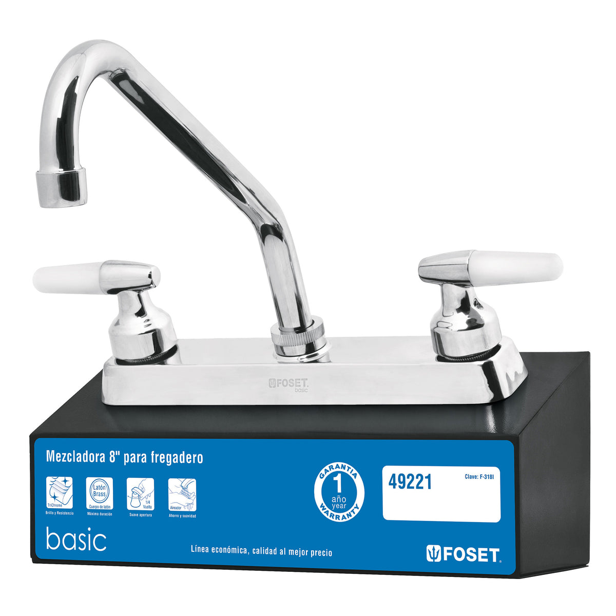 Foset EX-F-318I Exhibidor con mezcladora F-318I, Foset – Ferrenacional