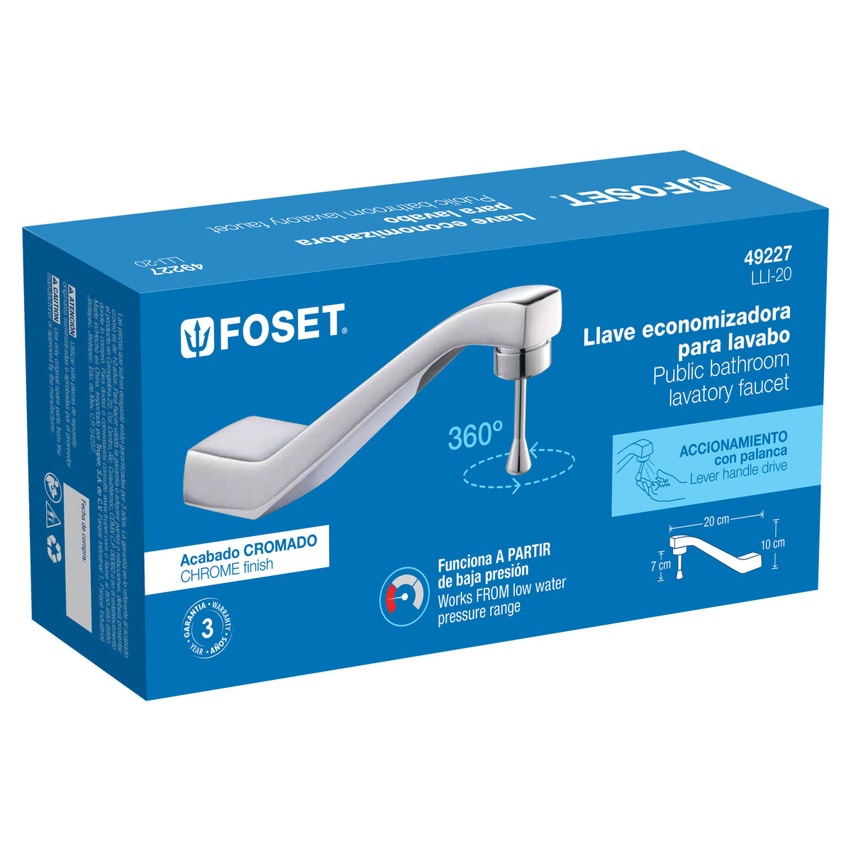 Foset LLI-20 Llave economizadora para lavabo – Ferrenacional