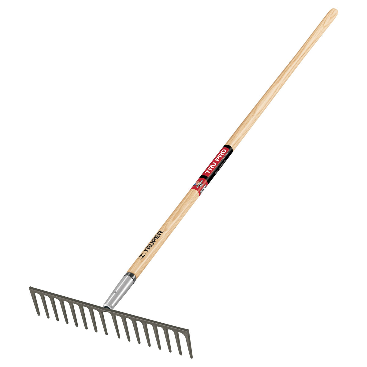 Truper R-16MX Rastrillo reforzado, 16 dientes, mango 60' – Ferrenacional